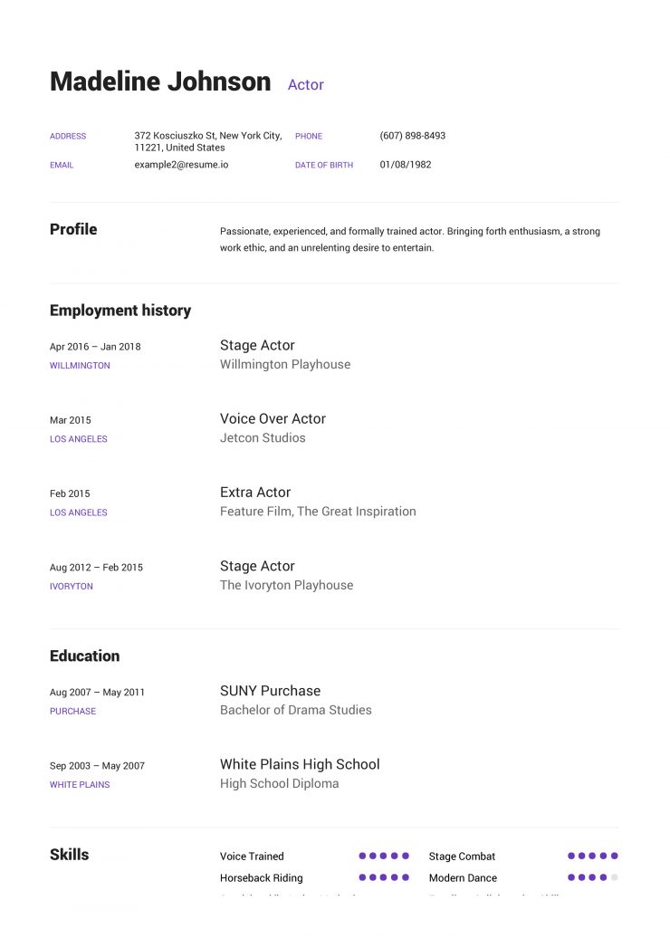 Gratis Engelse CV voorbeelden en templates - Engels CV maken